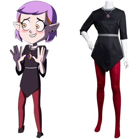 Luz à Osville The Owl House Amity Cosplay Costume Halloween Kleidung