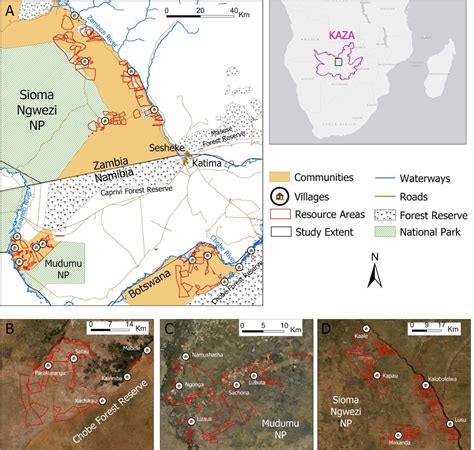 Figure 1 From Modeling Community Scale Natural Resource Use In A Transboundary Southern African