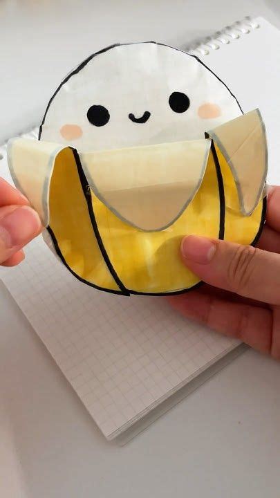 Cute Banana Paper Squishmallow Tutorial😻💖 Papercraft Asmr