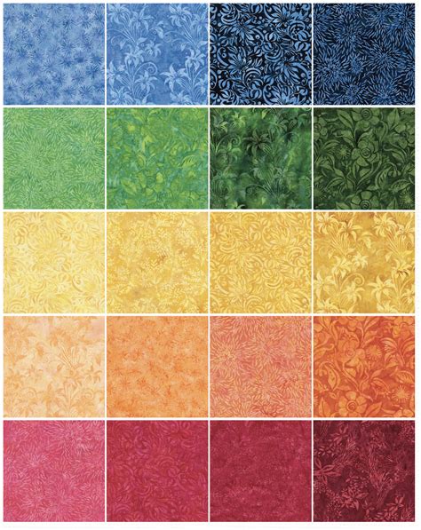 Island Batik Ib 2 5″ Strip Pack Sp Colorburst Creekside Quilts