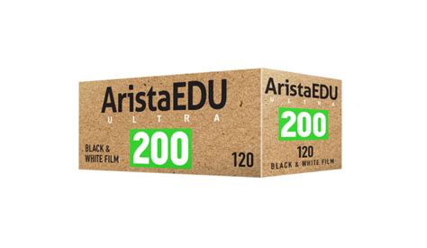Arista Edu Ultra 200 Black And White Negative Film 120 Roll Film