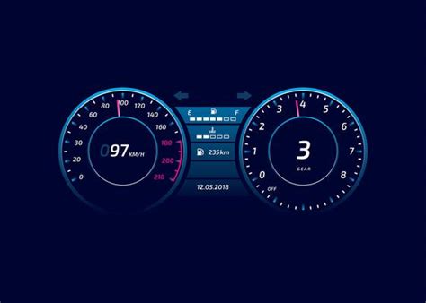 Car Dashboard Vector Art Icons And Graphics For Free Download