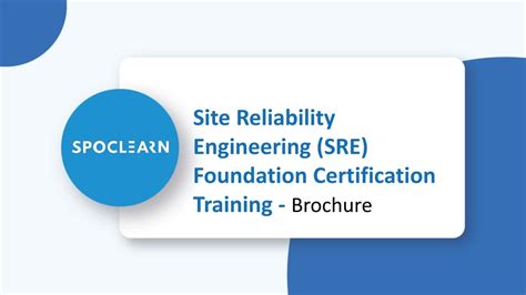 Ppt Sre Certification In Switzerland Spoclearn Powerpoint