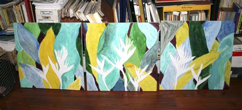 Step By Step Triptych Assemblage Artist Diane Thornton