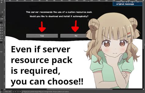 Github Uri Jf Server Pack A Minecraft Mod That Disables The Requirement For Server Resource
