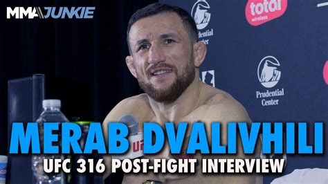 Ufc 316 Merab Dvalishvili Post Fight Interview