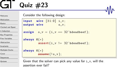 Quiz Can This Assertion Fail