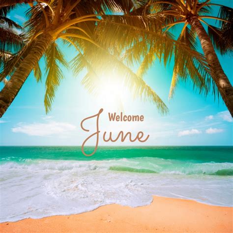 June Beach Background