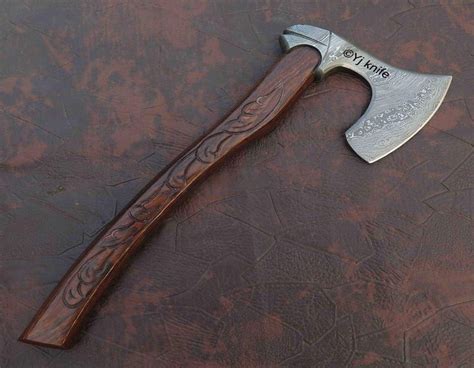 Beautiful Handmade Damascus Steel Axe Artofit