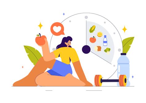 Healthy Diet Plan Illustration Pack 13 Free Download Miscellaneous