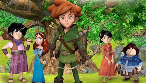 《小侠盗罗宾汉 Robin Hood》52集超清儿童画魔法冒险英文动画片mp4视频 百度云网盘下载 轩媛爸