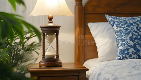 Time Passes In A Rustic Room With An Antique Hourglass And Flowing Sand Stock Image Image Of