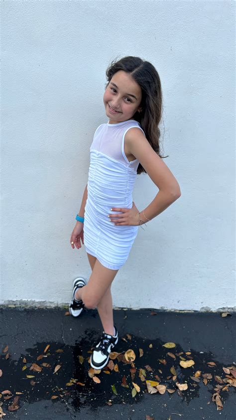 White Bella Dress Tween Cc My Tribe Boutique