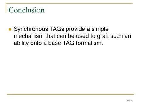 Ppt Synchronous Tree Adjoining Grammars Powerpoint Presentation Free