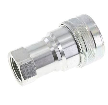 Acier Coupleur Hydraulique Dn 25 Manchon 1 Pouce Filetage Npt Femelle
