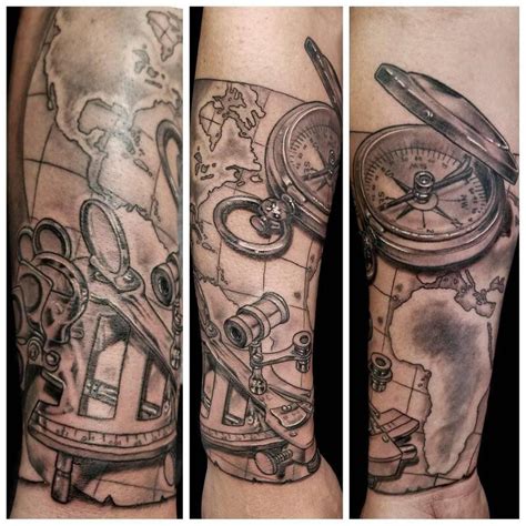 Sextant Tattoo