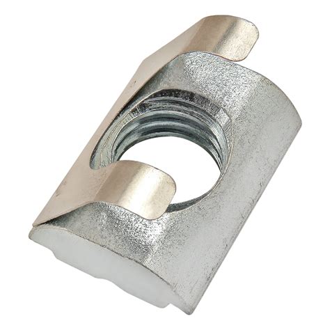 M8 Short Self‑aligning Roll‑in T‑nut With Spring‑leaf Modular1