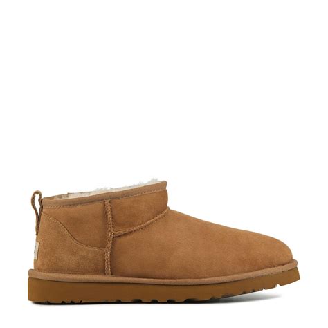 Ugg Classic Ultra Mini Suède Enkelboots Camel Wehkamp