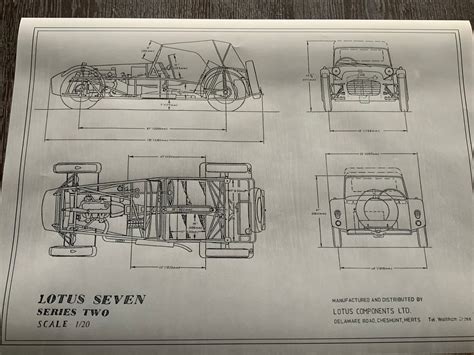 Lotus 7 Dimensions