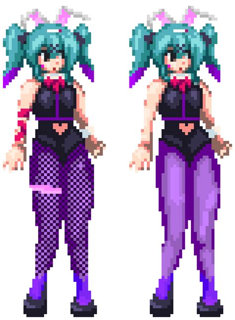 Hatsune Miku Sprite But Rabbit Hole By Frikitheanimations16 On Deviantart