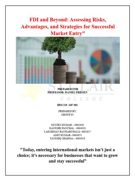 Assignment 3 Pdf Foreign Direct Investment Investing