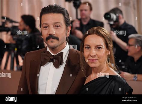 Diego Luna Left And Marina De Tavira Arrive At The 83rd Golden Globes