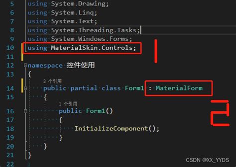 C Winform控件包 Materialskin使用教程 免费开源，支持中文！ Csdn博客