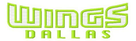Dallas Wings Logo 2 Machine Embroidery Design