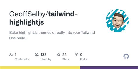 Github Geoffselbytailwind Highlightjs Bake Highlightjs Themes Directly Into Your Tailwind