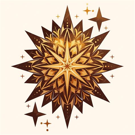 Filipino Parol Lantern Patterns With Star Shapes Premium Ai Generated