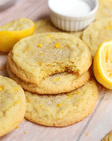 The Best Chewy Lemon Sugar Cookies With Video Scientifically Sweet