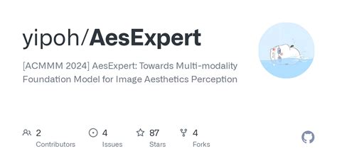 Github Yipohaesexpert Acmmm 2024 Aesexpert Towards Multi Modality Foundation Model For