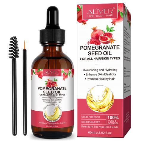 Aliver Pomegranate Seed Oil For Hair Growth Strength Face Skin Care