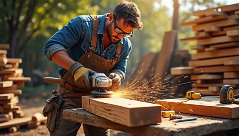 Comment Couper Efficacement Du Bois Avec Une Meuleuse Jardin Et