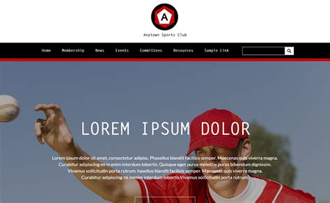 Association Website Templates Association Website Templates