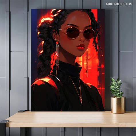 خرید و قیمت تابلو دختر خفن Naughty Girl ترب