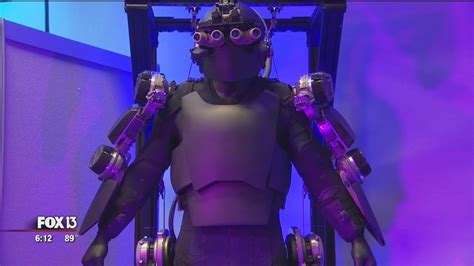Iron Man Suit Shown At Tampa Military Conference Youtube