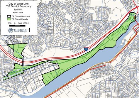 Urban Renewal District Map City Of West Linn Oregon Official Website