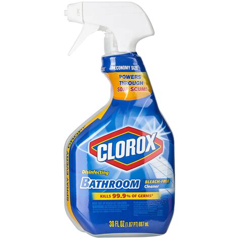 Clorox Disinfecting Bathroom Cleaner Spray Bottle 887 Ml Online At Best