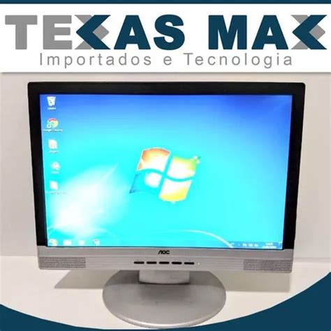 Monitor Aoc Lcd 17 Polegadas Flat Mod Tft17w80psa Parcelamento Sem Acréscimo