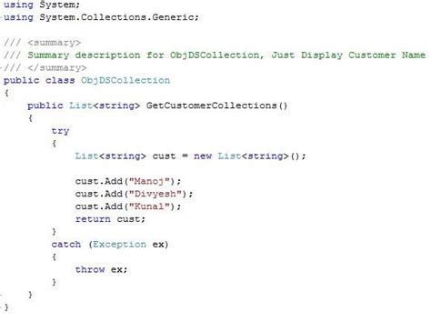 Manoj Karkeras Blog Different Way Of Using Objectdatasource