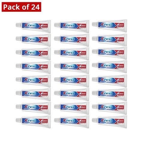 Crest Cavity Regular Toothpaste Travel Size 85 Oz Pack Of 24