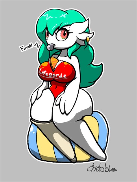 Rule 34 Anthro Anthro Only Ass Ball Beach Ball Big Ass Big Breasts Busty Chabble Gardevoir