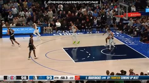 Luka Doncic Hit The Gw Clutch 3pt Against The Clippers 103 101