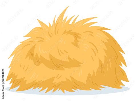Cartoon Agricultural Haycock Rural Haystack Dried Haystack Fodder