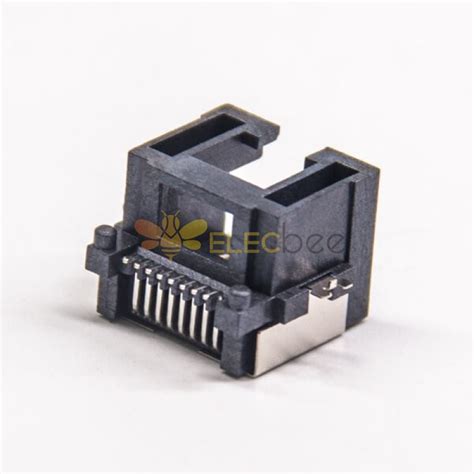 Rj45 Female Connectors Right Angled 8p8c Smt Socket Pcb Mount