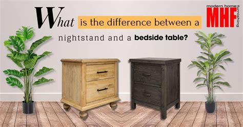 Nightstand Vs Bedside Table Decoding The Difference