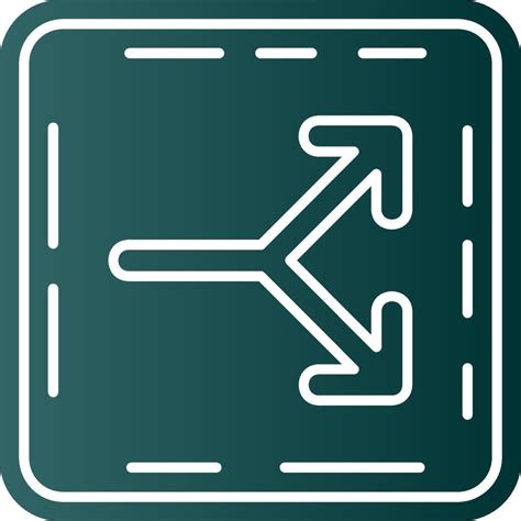 Split Glyph Gradient Green Icon 38989611 Vector Art At Vecteezy