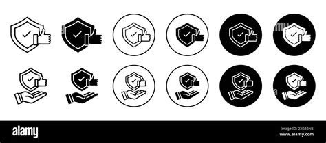 Reliability Icons Vector Logo Set Collection For Web App Ui Stock Vector Image And Art Alamy