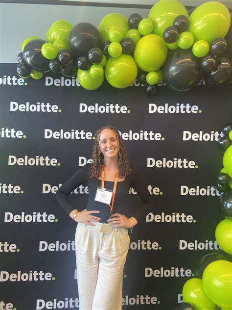 I Am So Excited To Announce That I Will Be Working As A Tax Intern For Deloitte During The